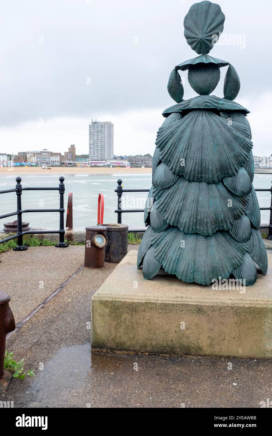 The Shell Lady of Margate was designed by Anne Carrington and is a homage to Sophie Booth who ...