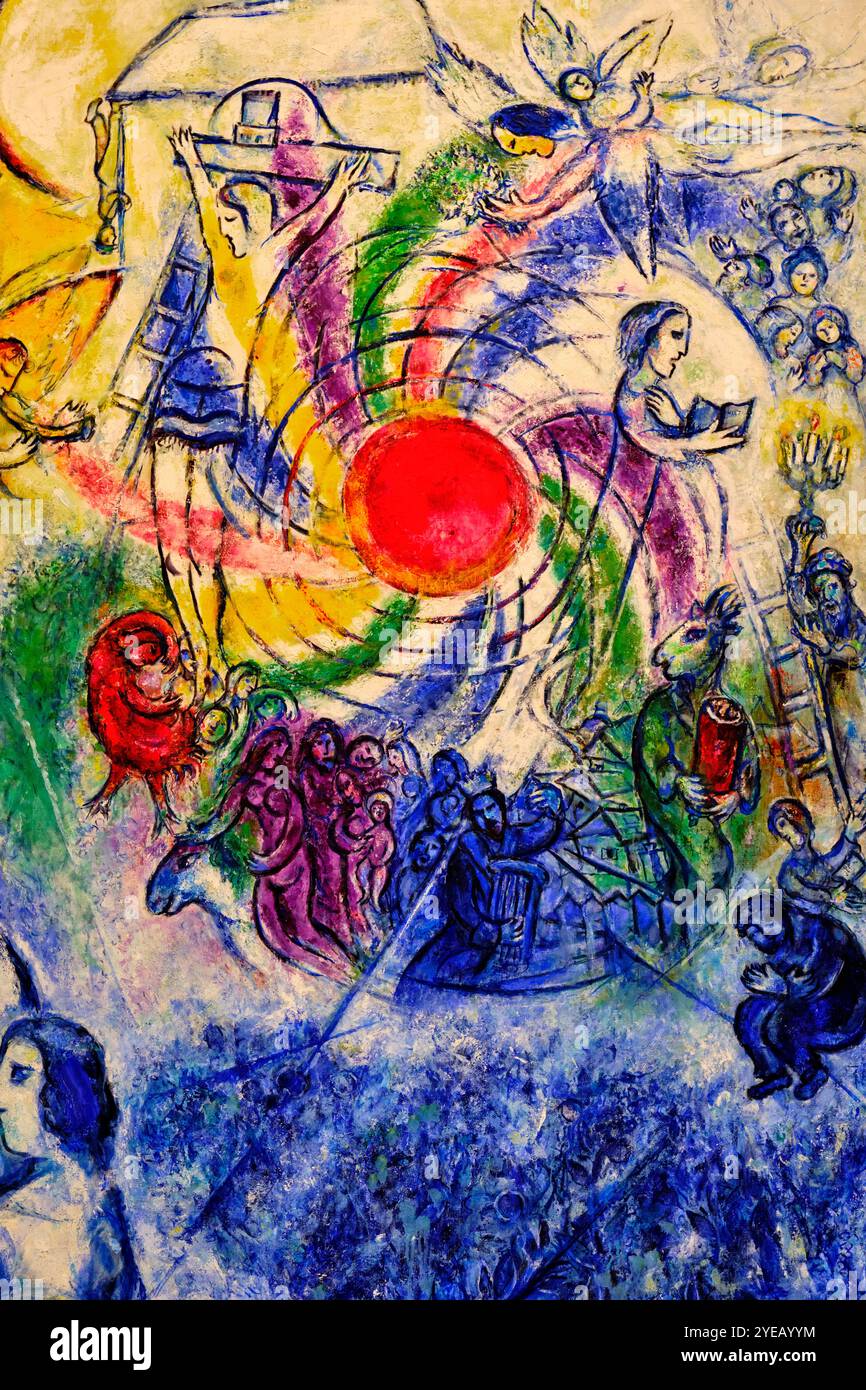 Chagall painting creation of man hi-res stock photography and images ...