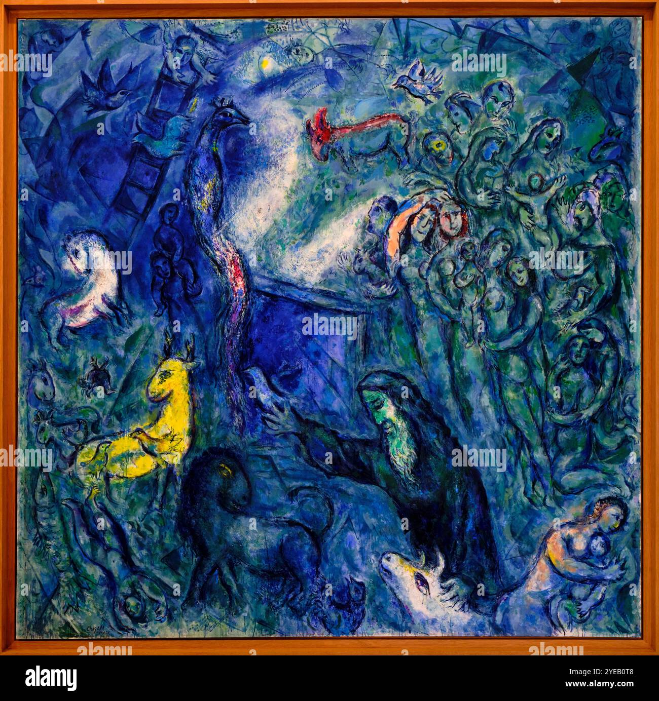 France, Alpes-Maritimes, Nice, Marc Chagall National Museum, room with ...