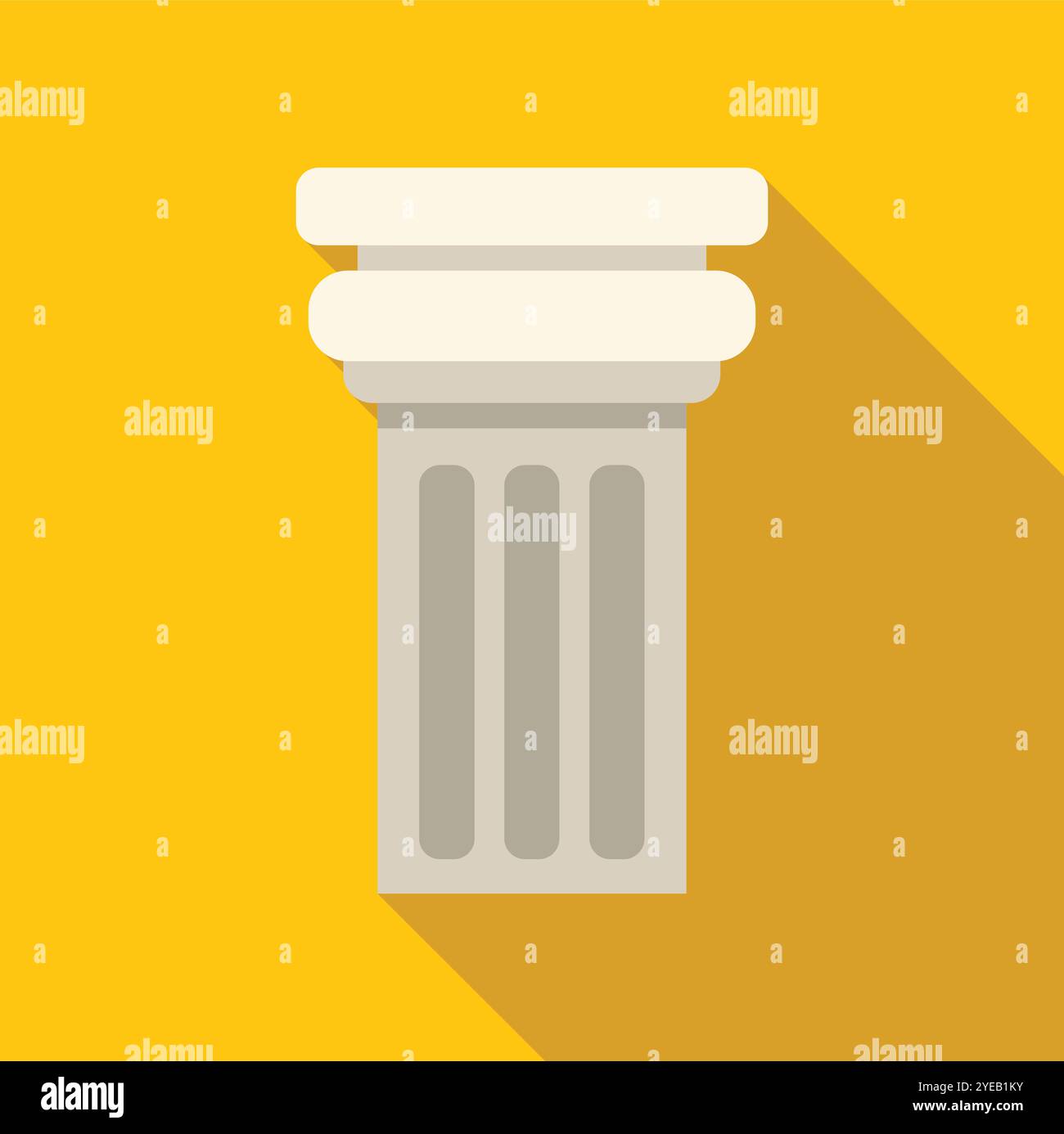 Simple yet elegant, an architectural column stands as a symbol of ...