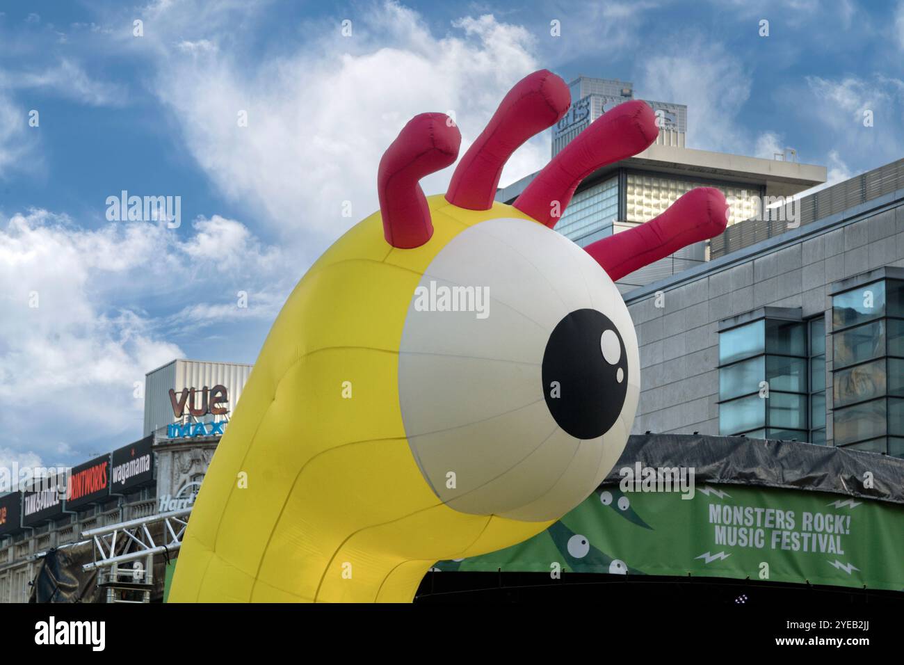 Giant inflatable monster. Halloween In The City 2024 Stock Photo - Alamy