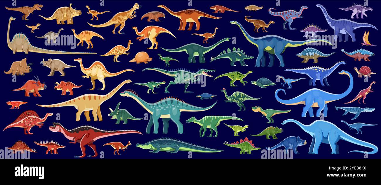 Dinosaur cryolophosaurus Stock Vector Images - Alamy