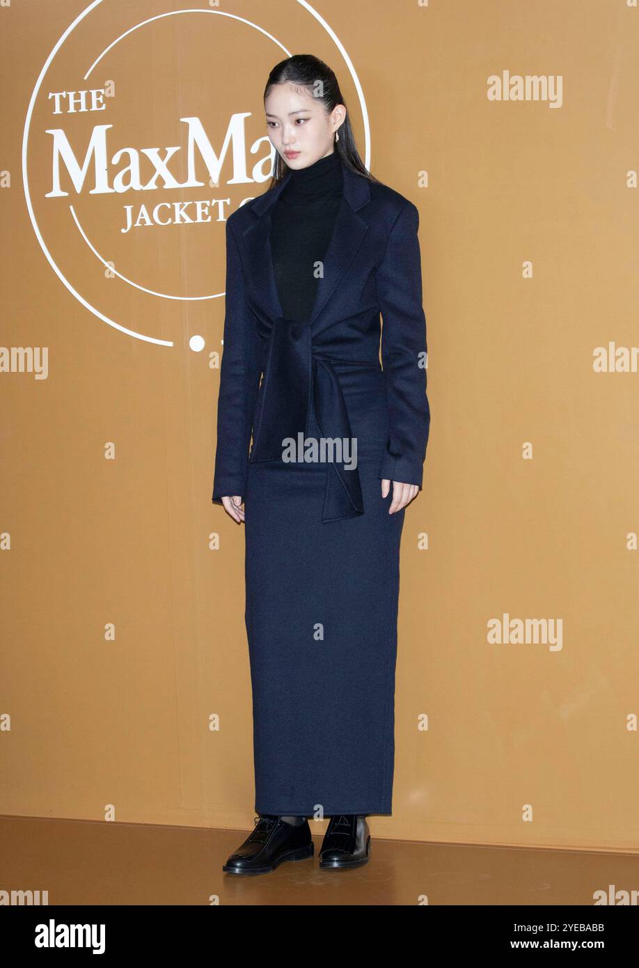 Seoul, South Korea. 30th Oct, 2024. South Korean model Shin Hyun-ji ...