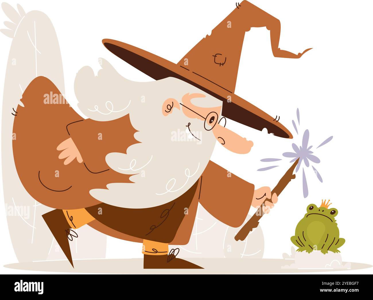 Fairy wand cartoon hi-res stock photography and images - Alamy