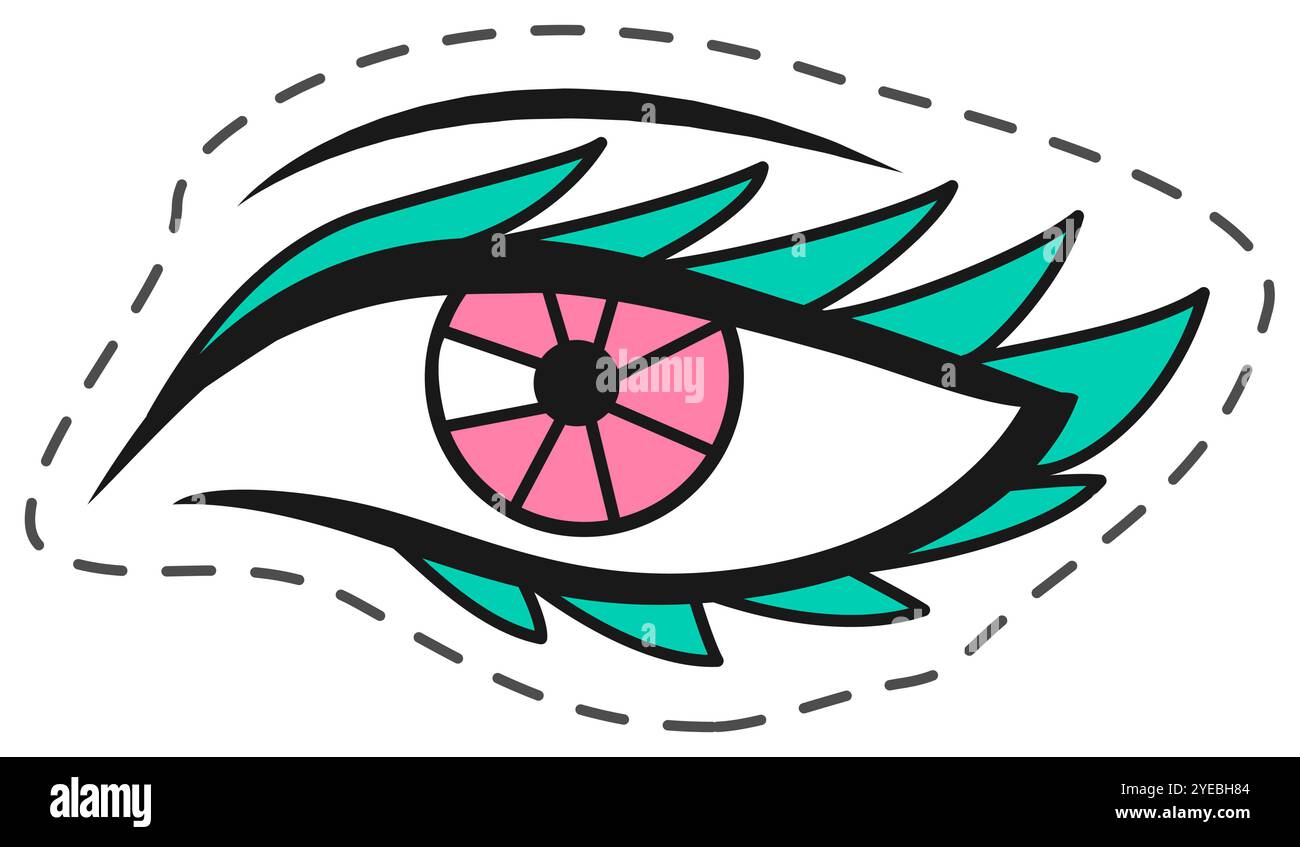 Stylish eye patch hi-res stock photography and images - Alamy