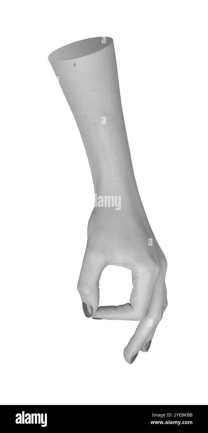 hand making an OK gesture with thumb and forefinger forming a circle ...