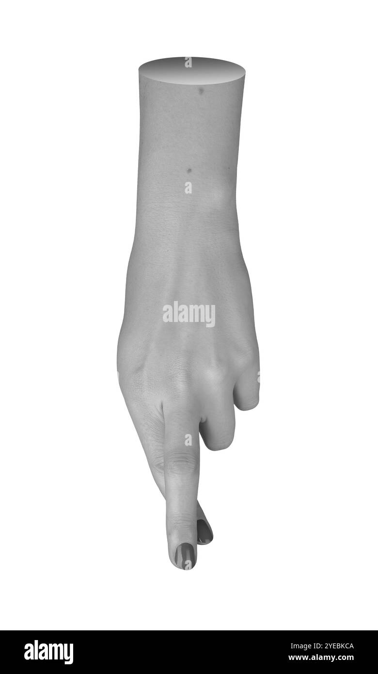 Cross fingers to wish for luck Black and White Stock Photos & Images ...