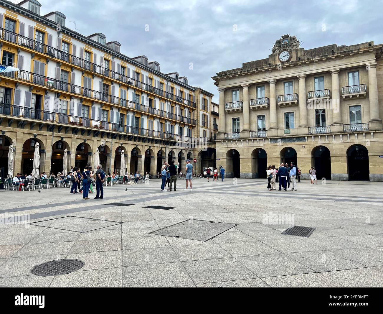 San Sebastian, Spain, The Constitution Square (Plaza de la Constitución ...