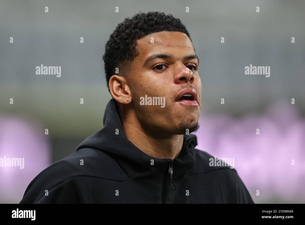 Newcastle, UK. 30th Oct, 2024. William Osula of Newcastle United ...