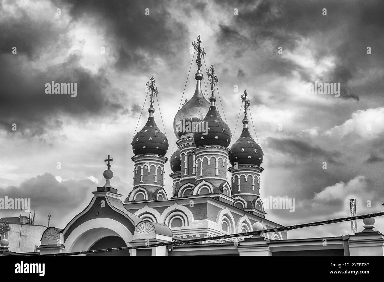 The scenic orthodox Church of St. George, iconic landmark in central ...