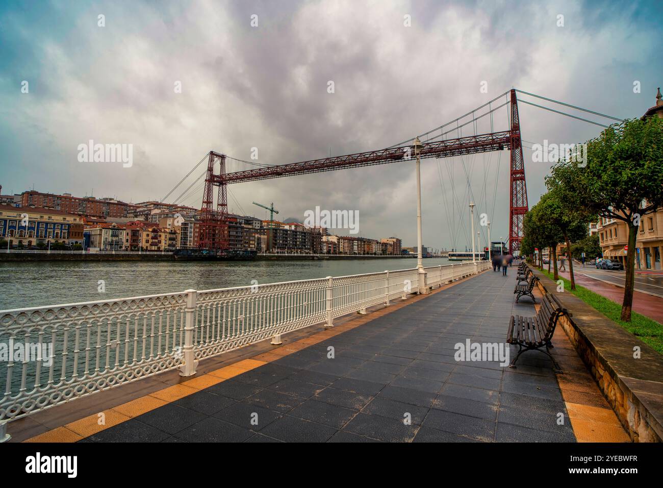 Connection architecture suspension bridge built structure hi-res stock ...