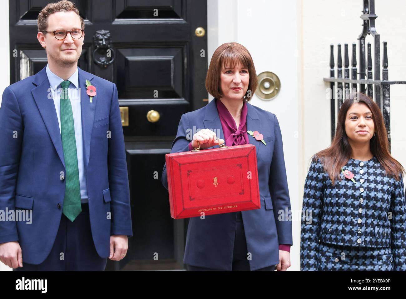 London, UK. 30th Oct, 2024. Chancellor of the Exchequer Rachel Reeves ...