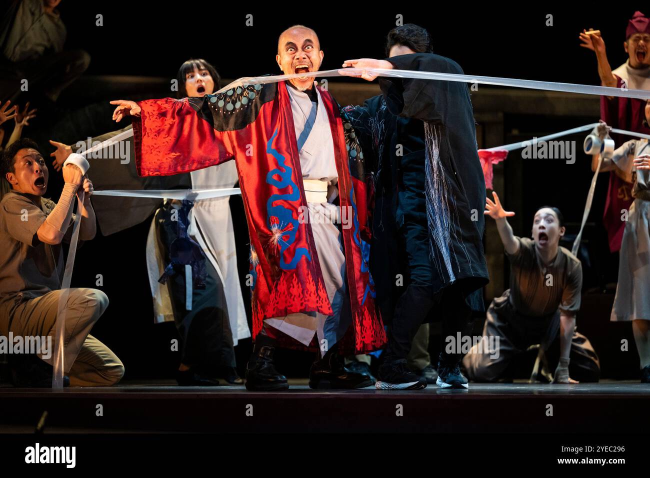 London, UK. 30 October 2024. (C) Naoto Takenaka as Hyodo Karamatsu and ...