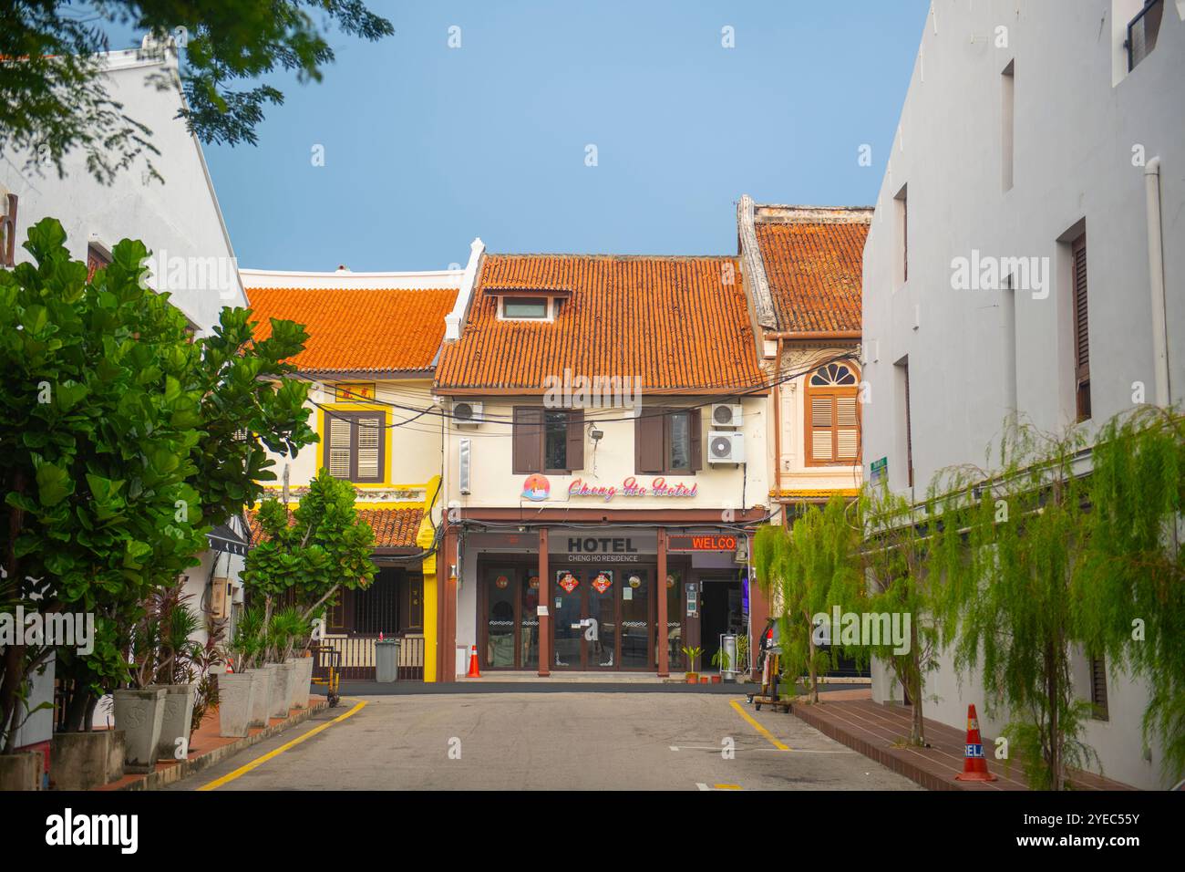 Cheng Ho Residence Hotel on Jalan Tun Tan Cheng Lock Street in historic ...