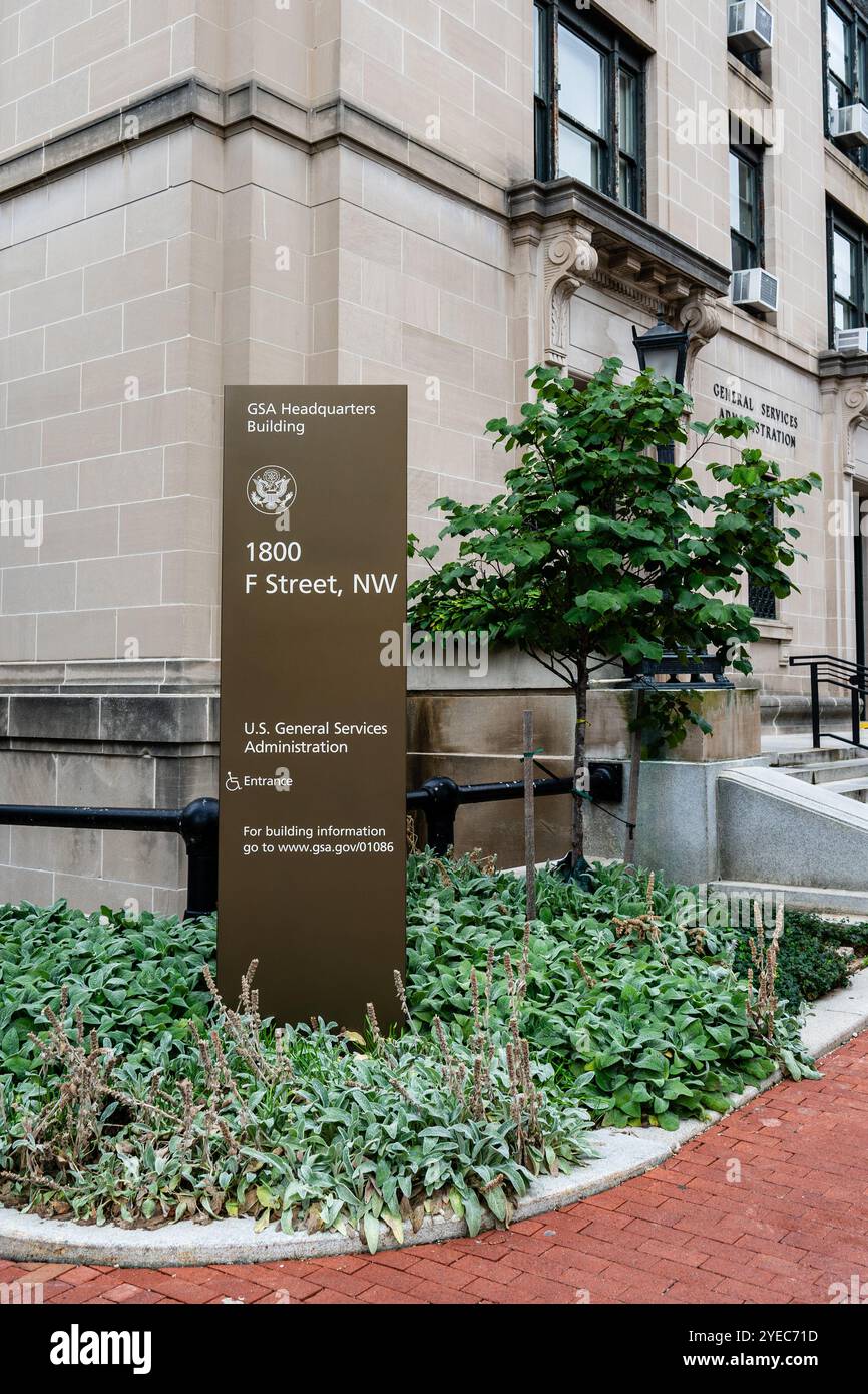 Washington DC, USA - Sept. 7, 2022: United States General Services ...