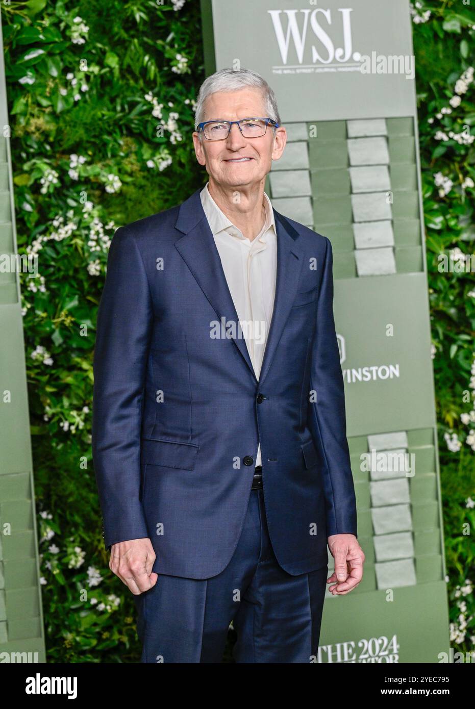 Apple CEO Tim Cook attends the WSJ. Magazine Innovators Awards at the ...