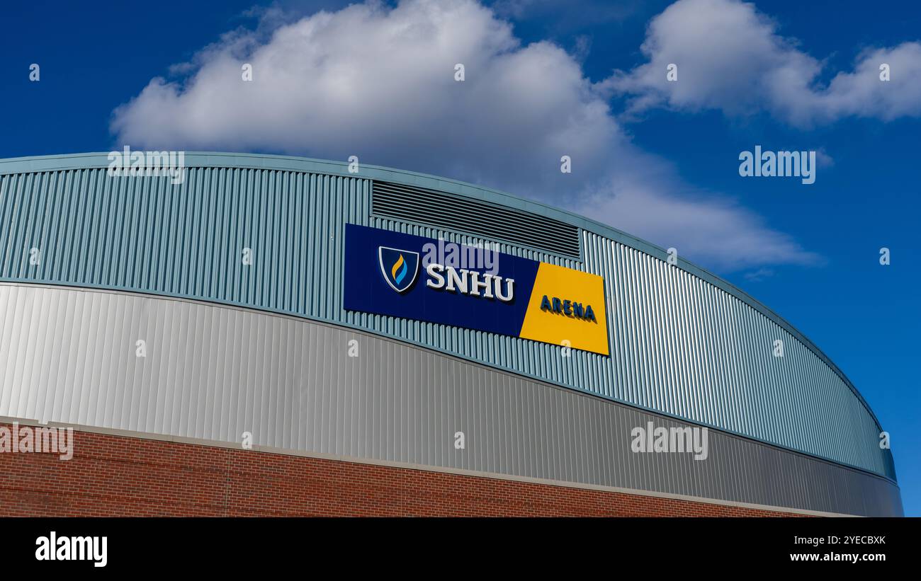 Manchester, New Hampshire - Oct. 9, 2024: The SNHU Arena, an ASM Global ...