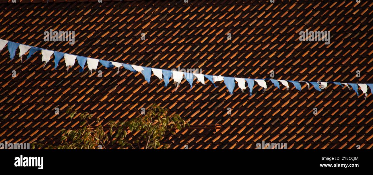 Flags on roof hi-res stock photography and images - Alamy