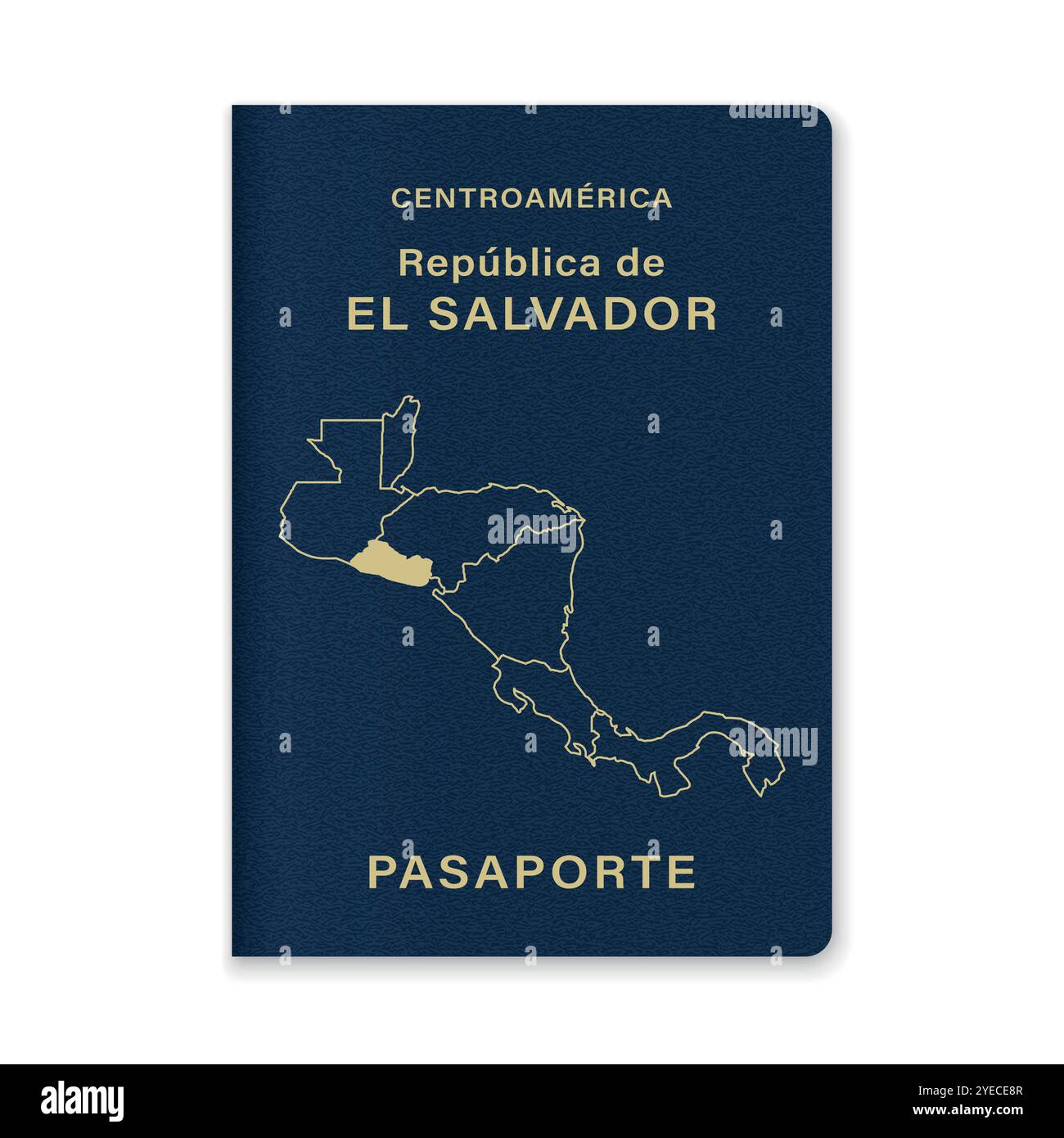 Salvadoran passport Cut Out Stock Images & Pictures - Alamy