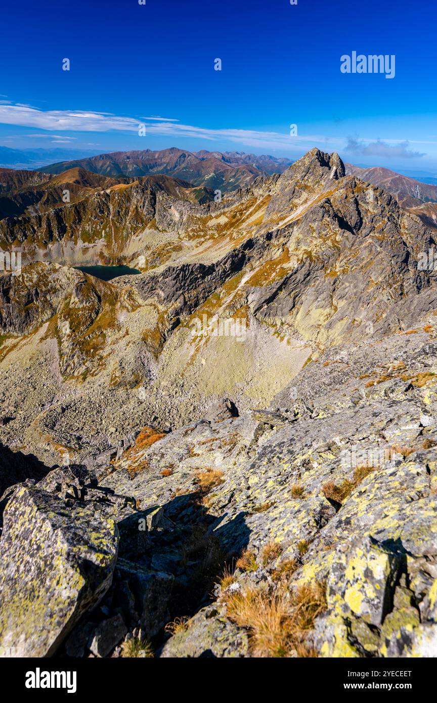 Panorama of the Tatra Mountains from the Eagle's Path trail. The most ...