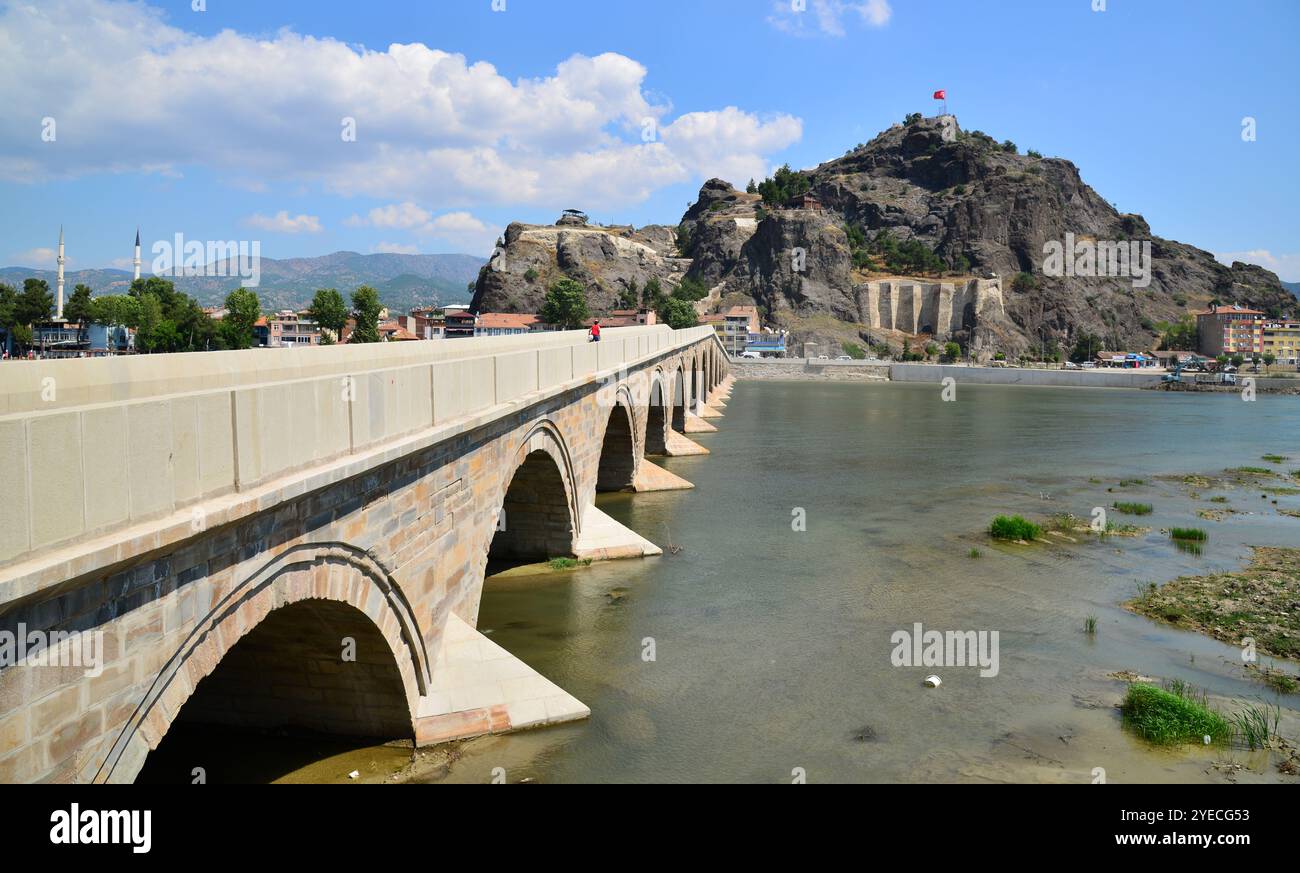 The historical Osmancik Town in Corum, Turkey is famous for the ...