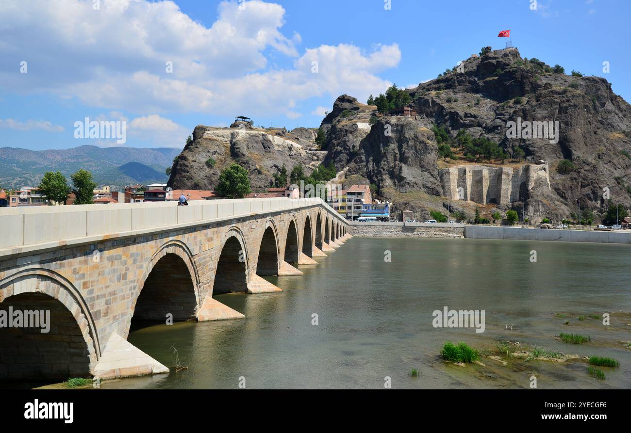The historical Osmancik Town in Corum, Turkey is famous for the ...
