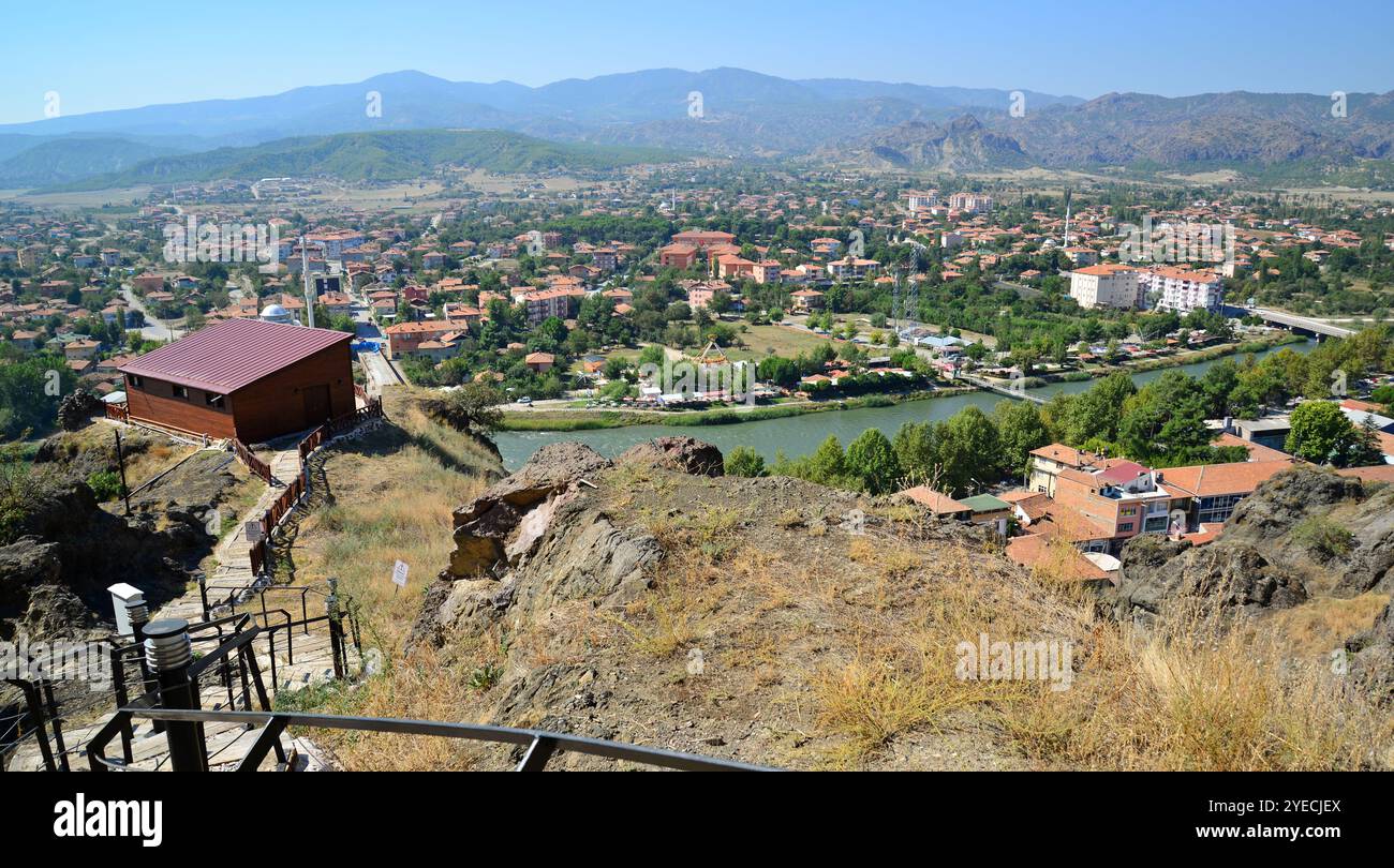The historical Osmancik Town in Corum, Turkey is famous for the ...