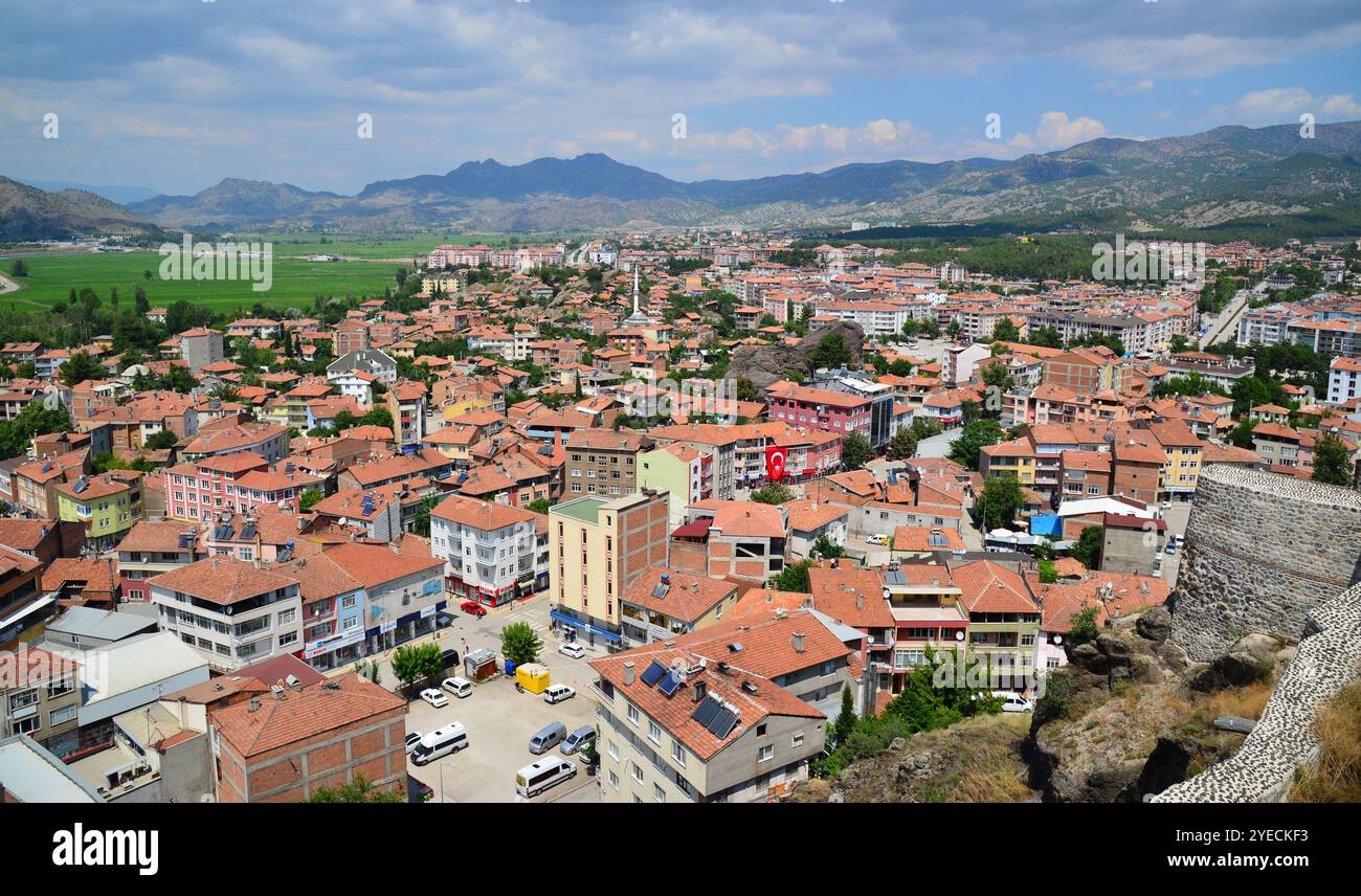 The historical Osmancik Town in Corum, Turkey is famous for the ...