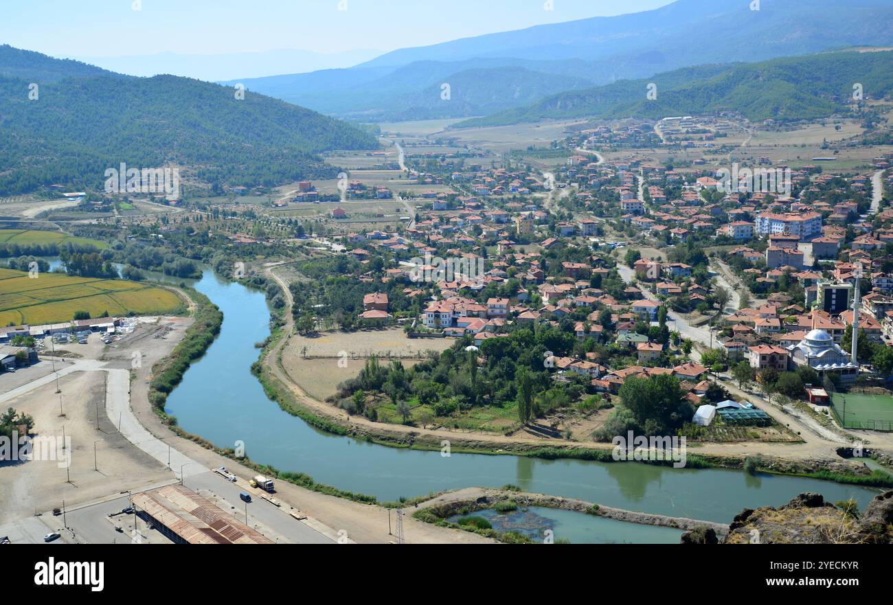 The historical Osmancik Town in Corum, Turkey is famous for the ...