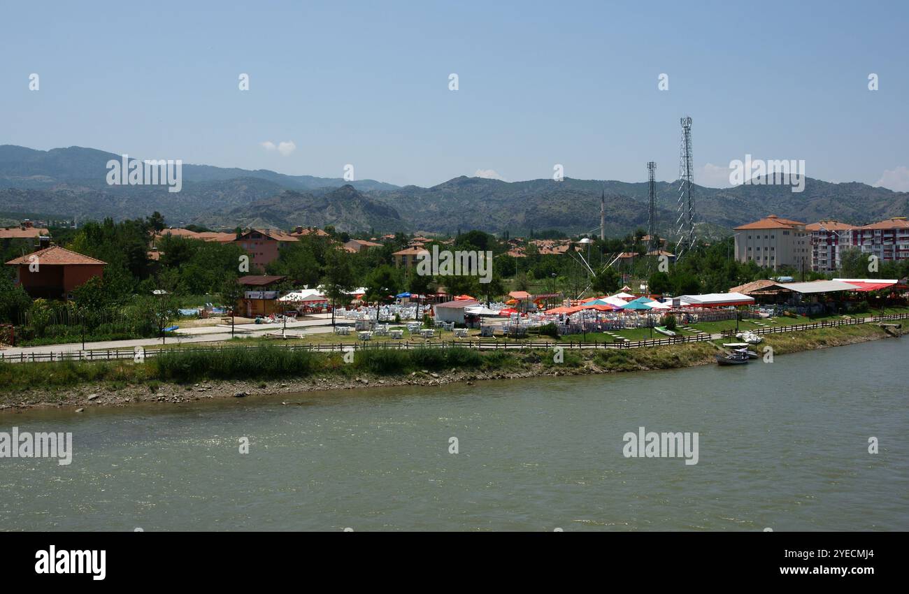 The historical Osmancik Town in Corum, Turkey is famous for the ...