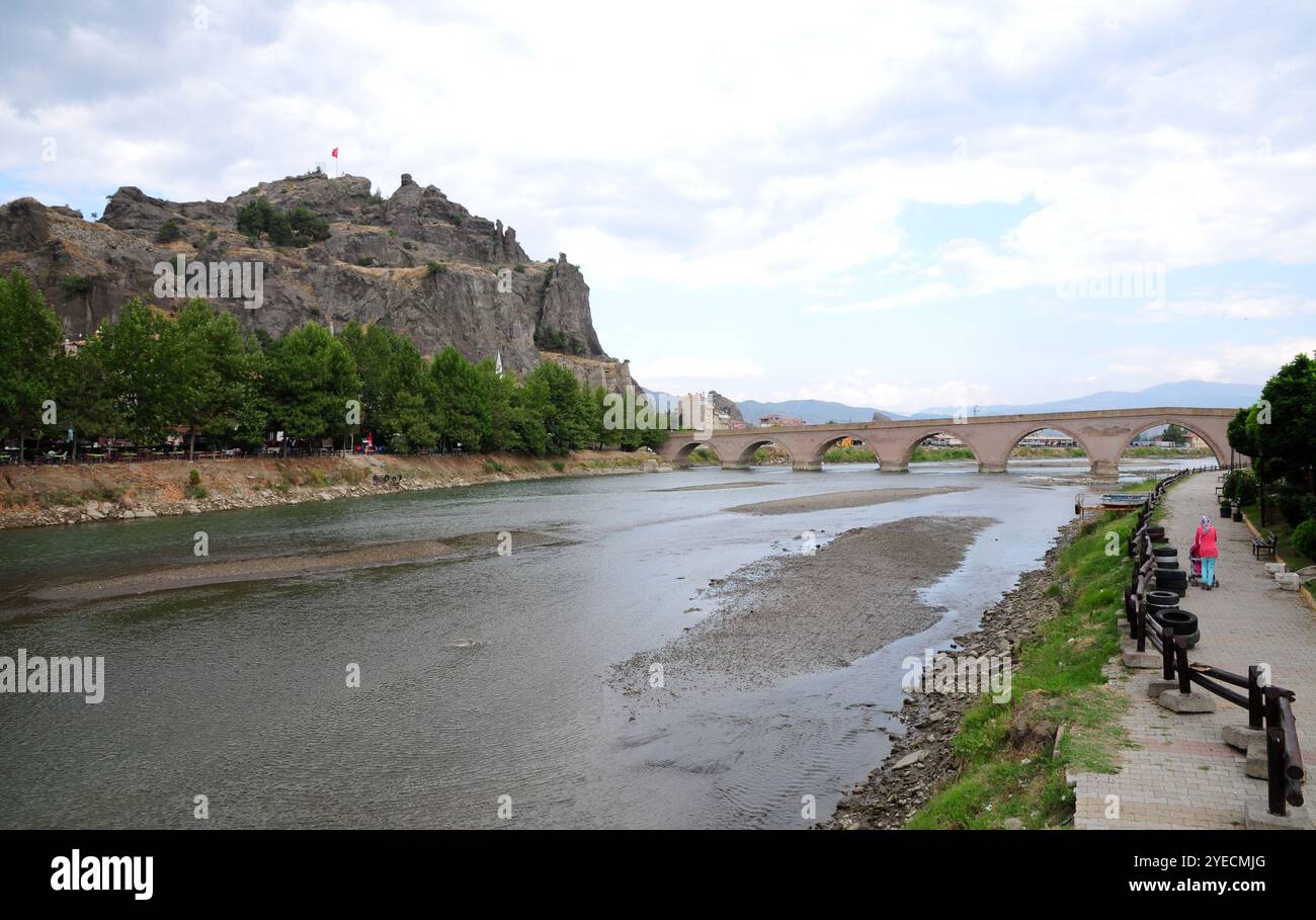 The historical Osmancik Town in Corum, Turkey is famous for the ...