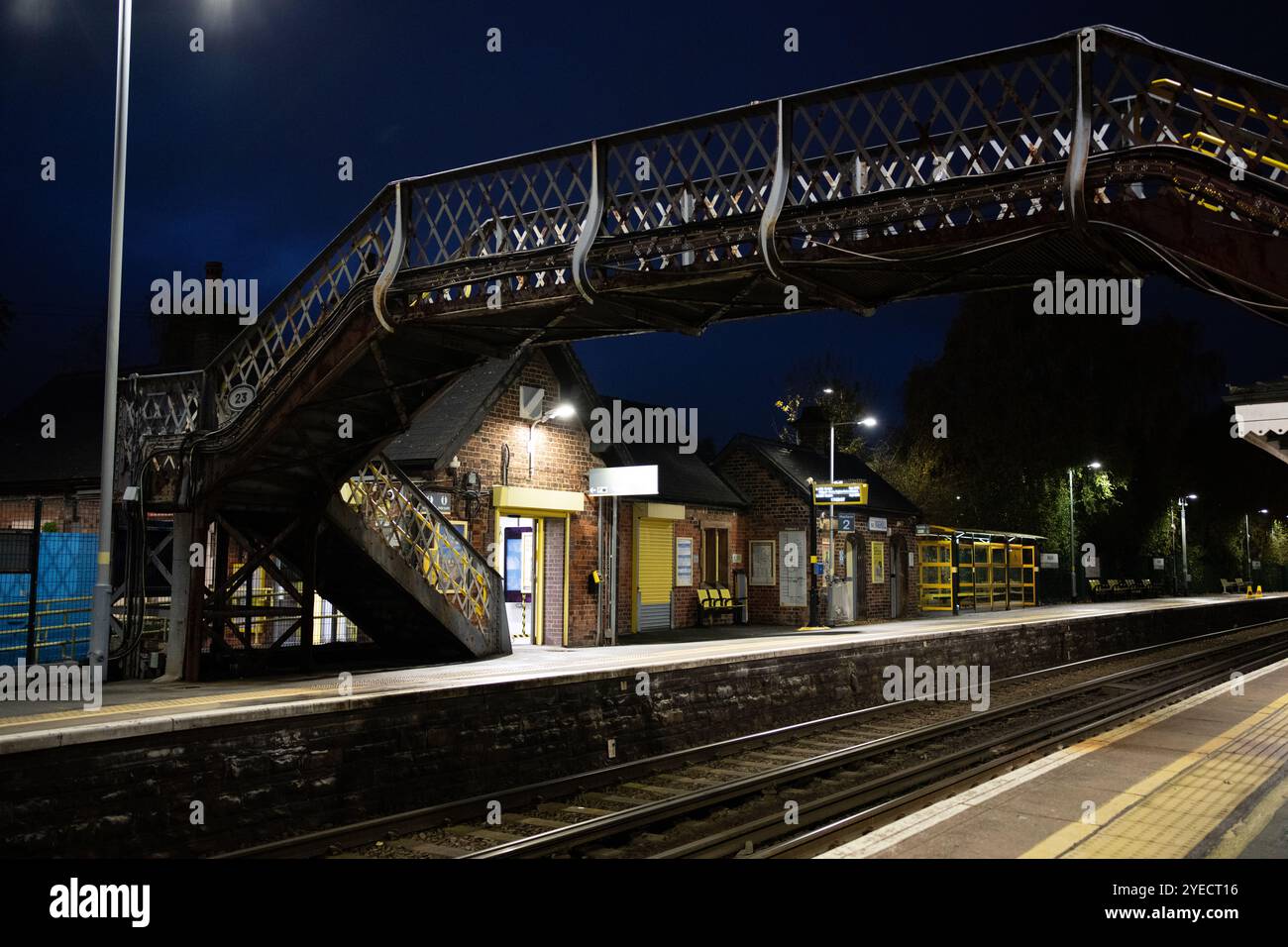 Maghull Station winner of the best Train Station in England Stock Photo ...