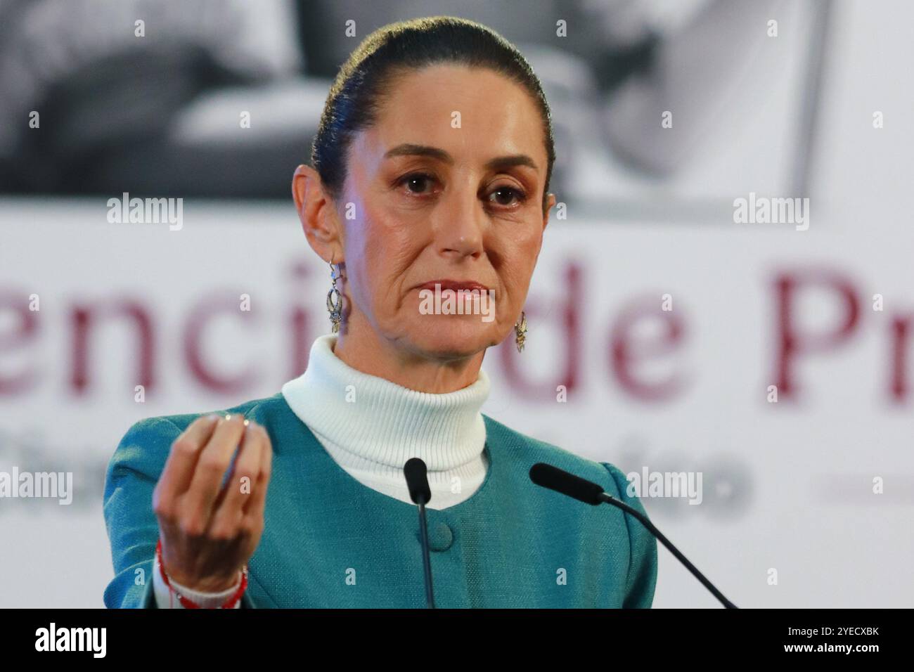 Mexico City, Mexico. 30th Oct, 2024. Mexico's President, Claudia ...