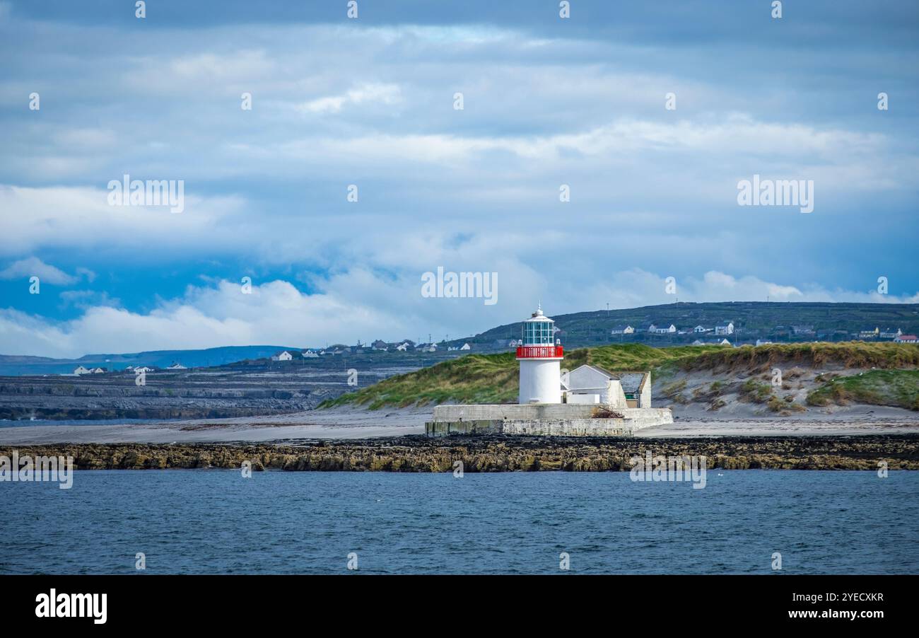 Dog Head Lighthouse on Inishmore, Aran Islands, Ireland Stock Photo - Alamy