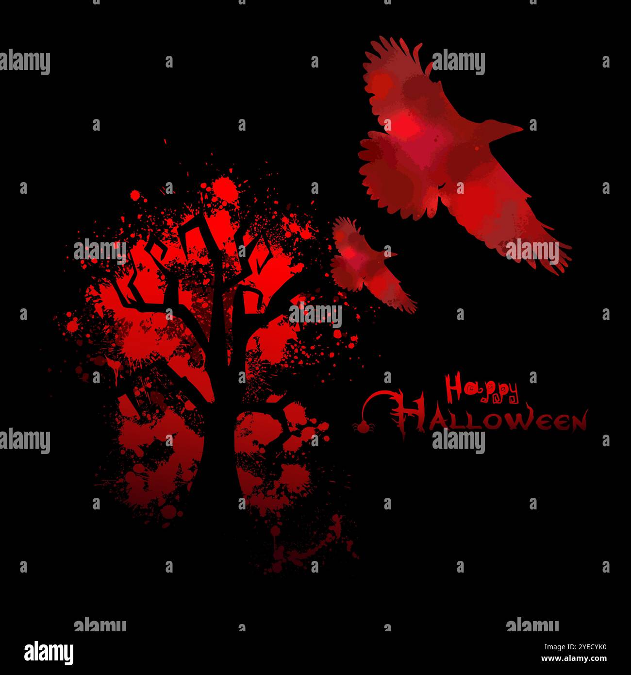 Blood red beak Stock Vector Images - Alamy