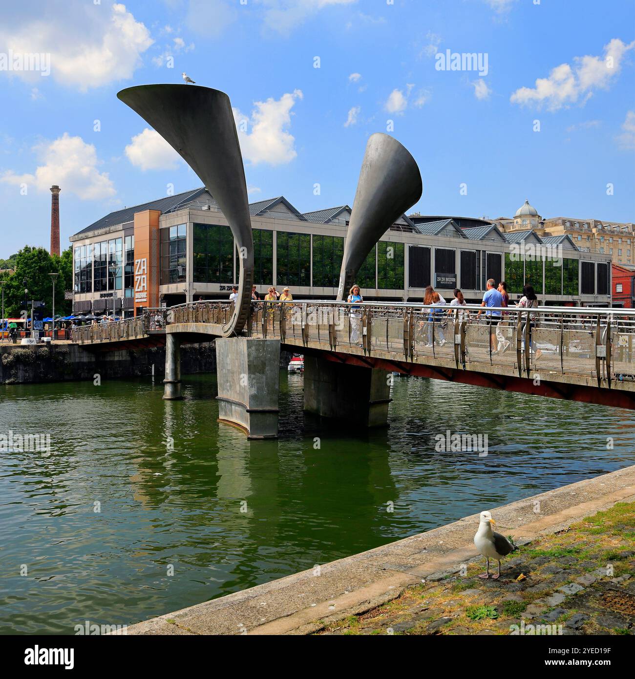 Peros bridge Floating Harbour, Bristol, England, UK. 2024 Stock Photo ...