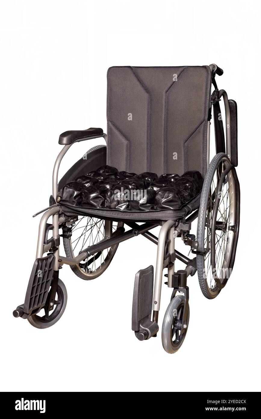 A sleek, modern wheelchair designed for comfort and mobility in ...
