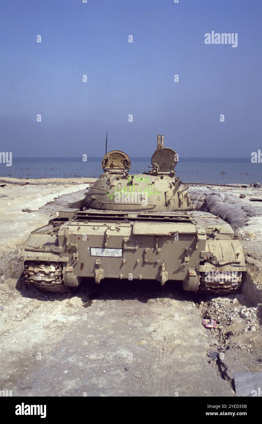 First Gulf War: 10th March 1991 The rear view of an abandoned Iraqi ...