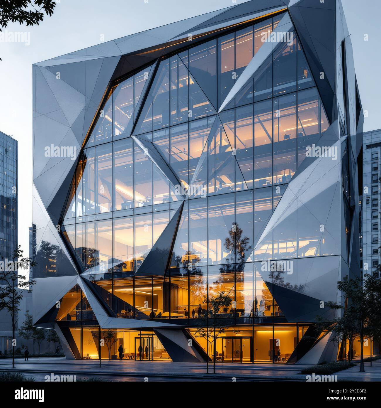 Modern Corporate Glass Building Stock Photo - Alamy