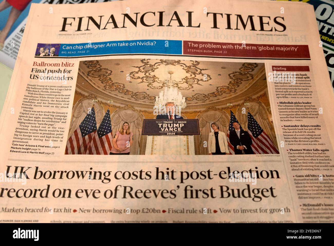 Rachel reeves 30 october 2024 hi-res stock photography and images - Alamy