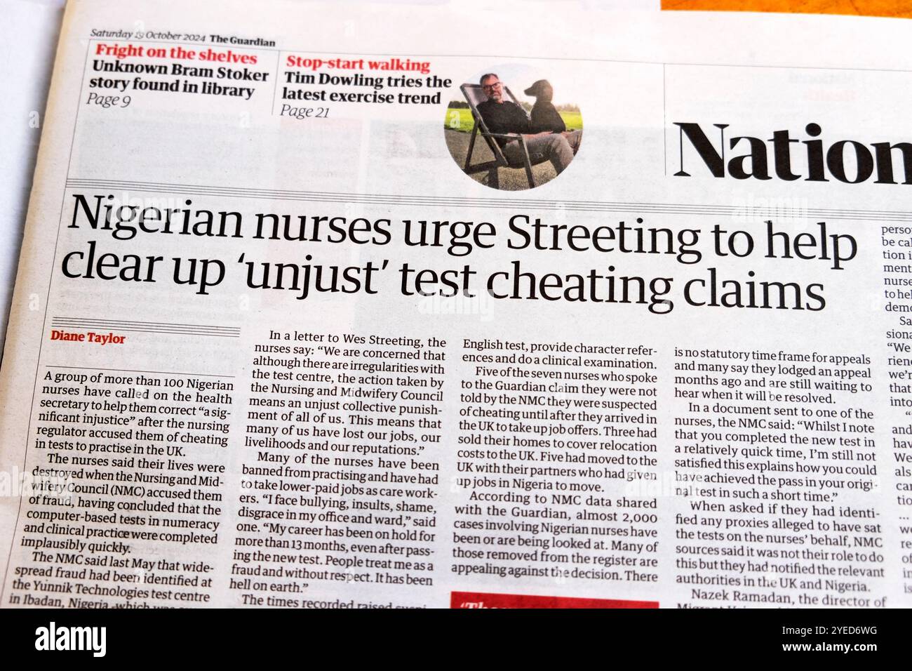 'Nigerian nurses urge (Wes) Streeting to help clear up 'unjust' test ...