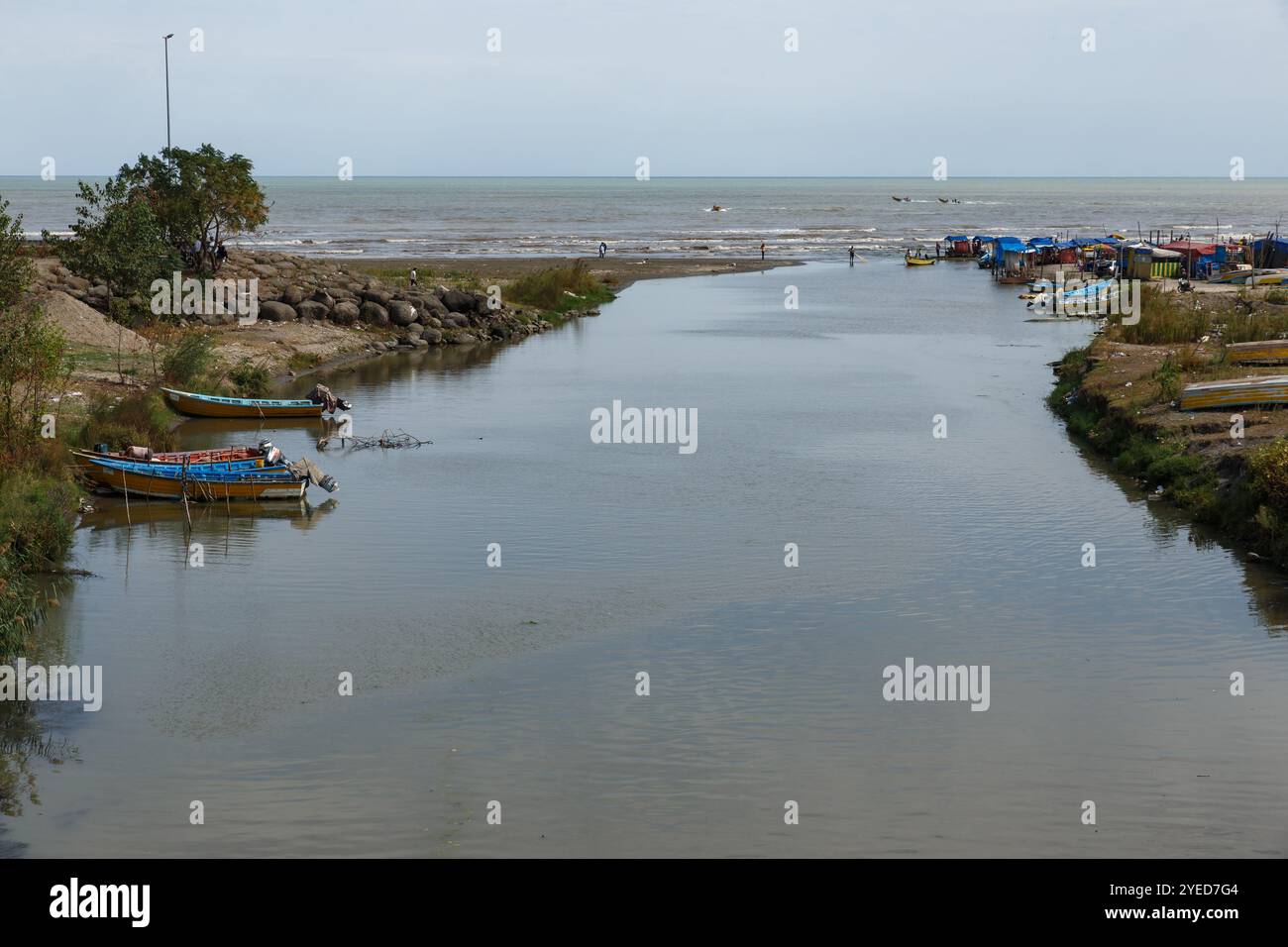 Astara, Gilan Province, Iran - September 27, 2024: The Mordab River in ...