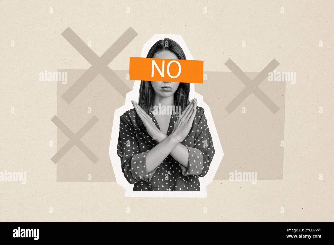 Composite trend artwork 3D image photo collage of silhouette young lady ...