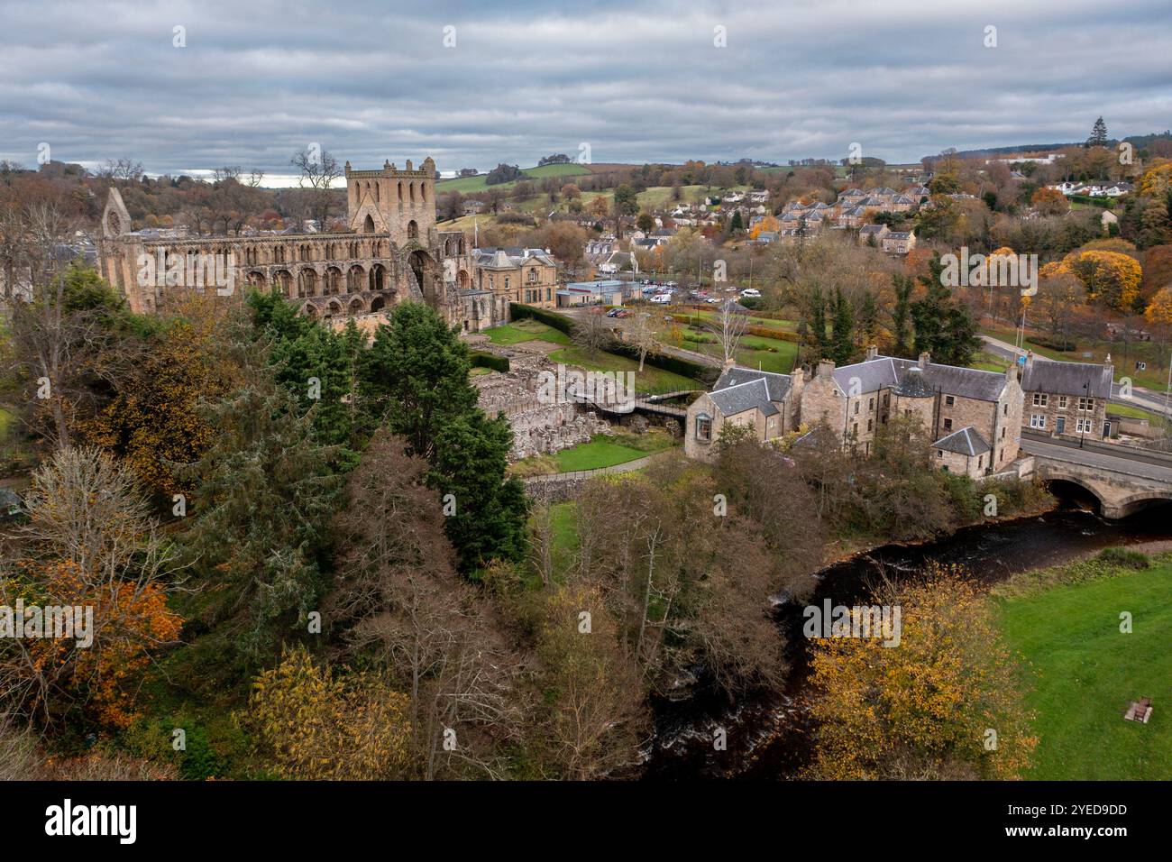 Aerial view jedburgh hi-res stock photography and images - Alamy