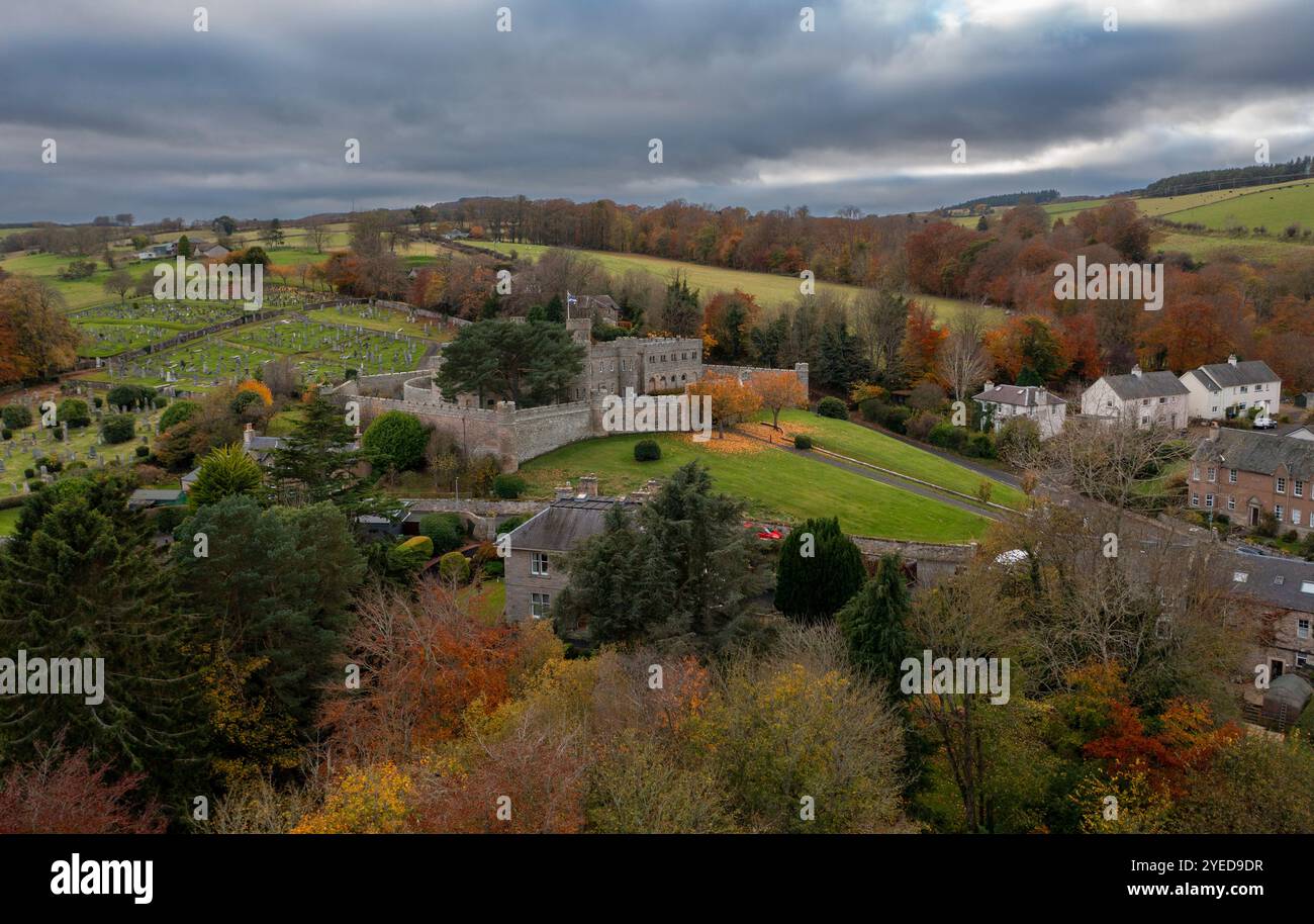 Aerial view jedburgh hi-res stock photography and images - Alamy
