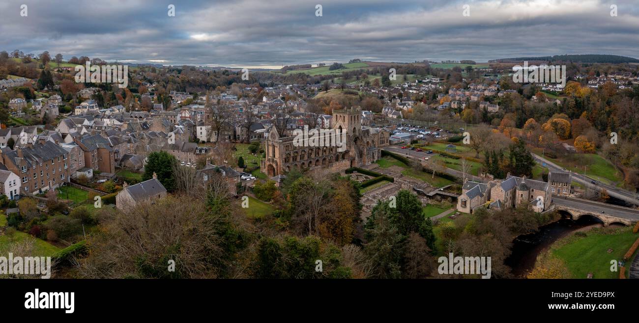 Aerial view jedburgh hi-res stock photography and images - Alamy