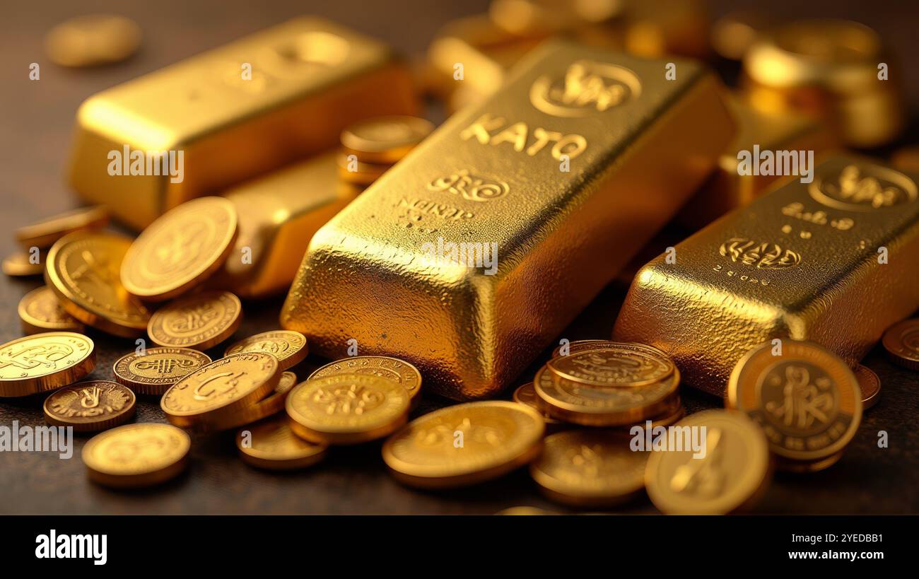 gold bullion and rise of gold prices gold, 3d, business, cube, square ...