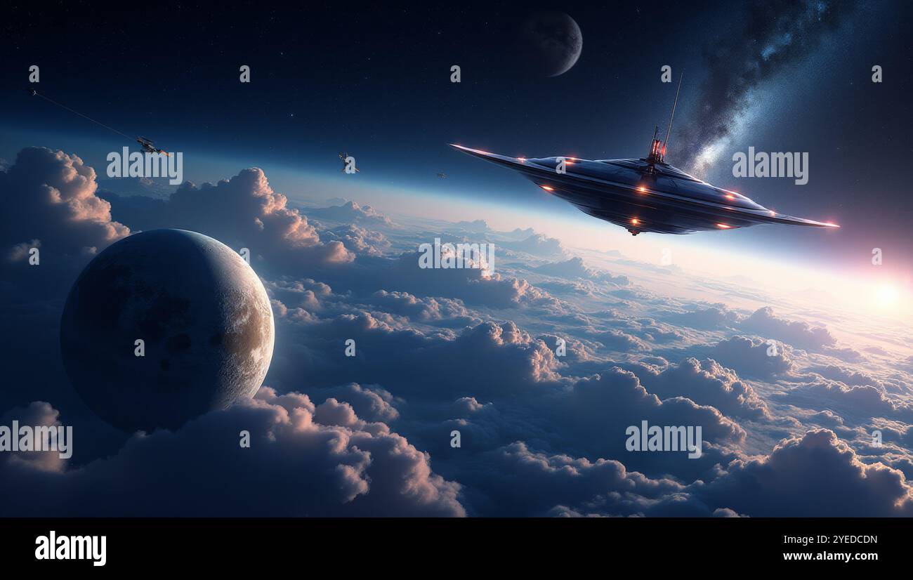 Ufo ellipse hi-res stock photography and images - Alamy