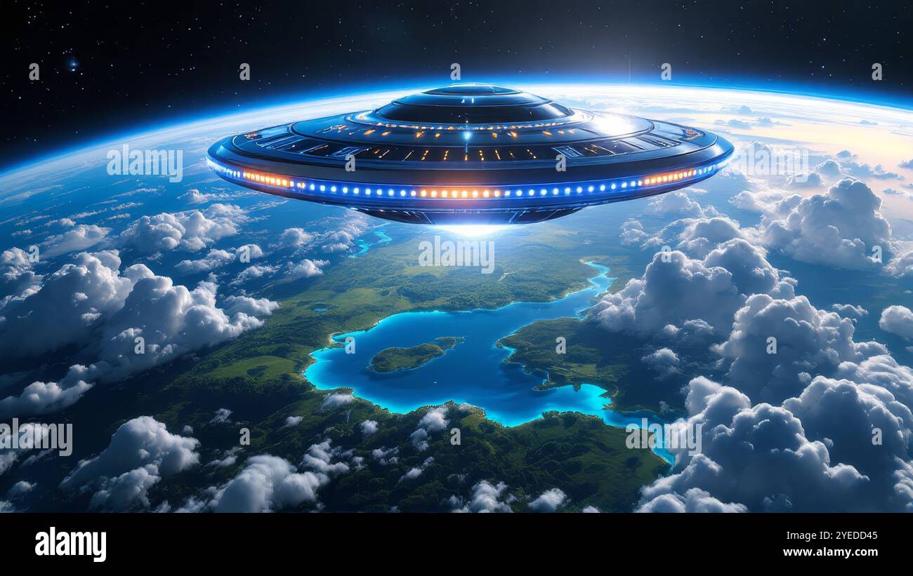 Planet earth glowing atmosphere natural hi-res stock photography and ...