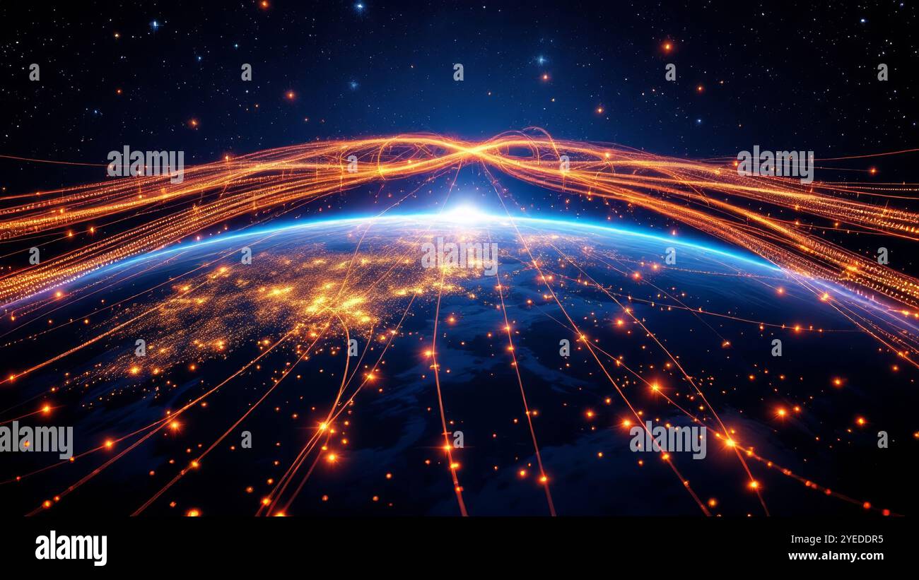 Fiber optic cable map hi-res stock photography and images - Alamy